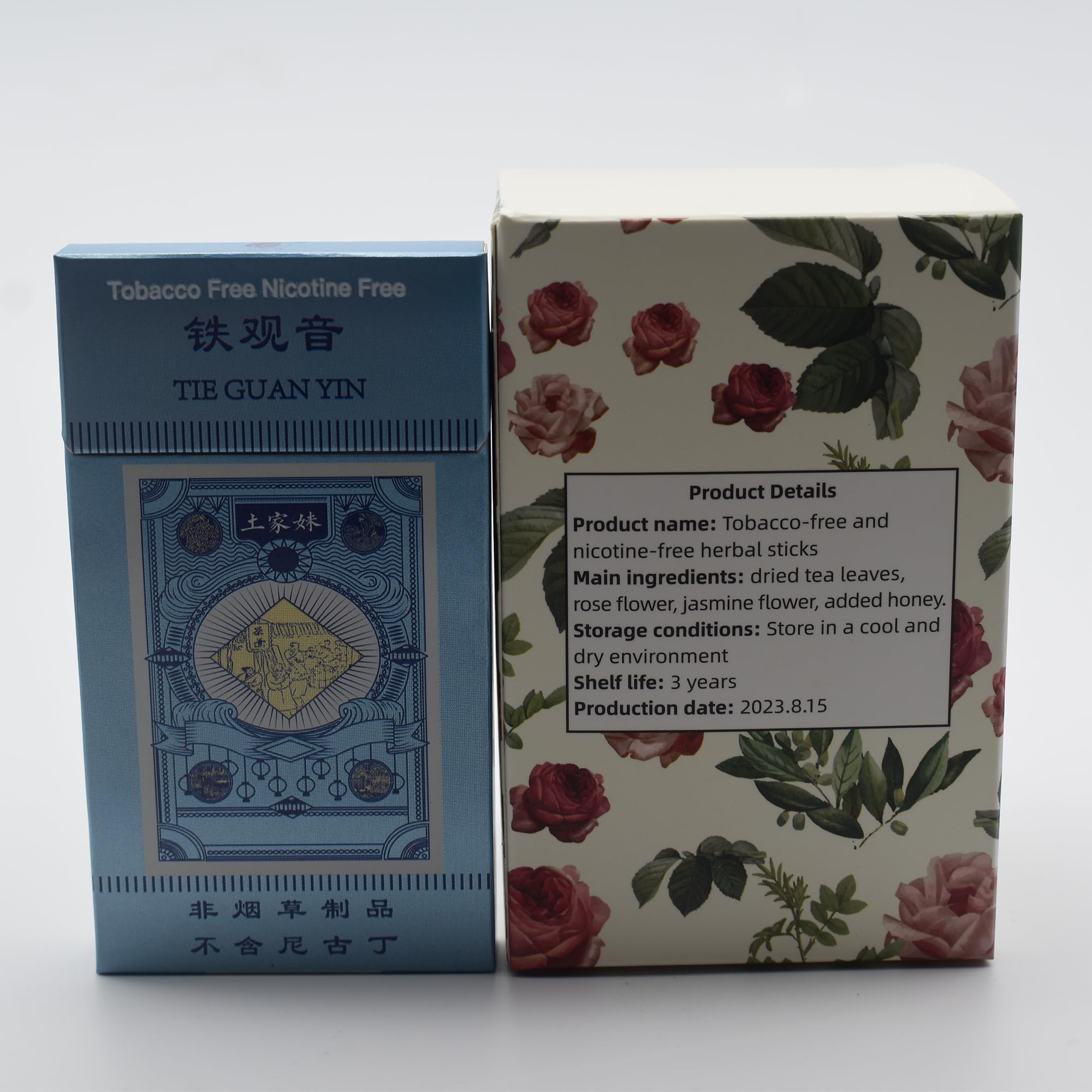 Fetcasy® Herbal Cigarettes - Tobacco and Nicotine Free, 2 Packs 40 Smokes