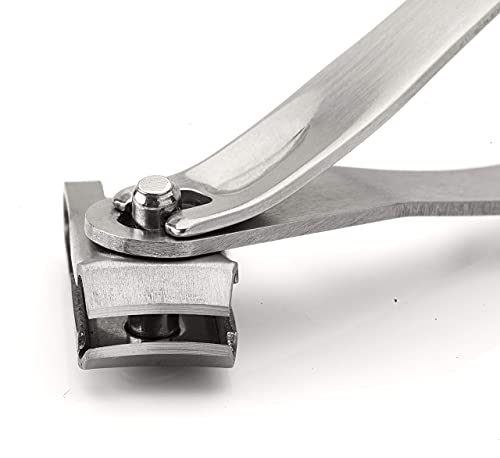 Clipper Genius Nail Clipper Set, 360 Degree Swivel Blade Nail Clippers for Men & Women, Designed to Trim with Precision, Lightweight Stainless Steel Fingernail & Toenail Trimmer, Compact Nail Cutter