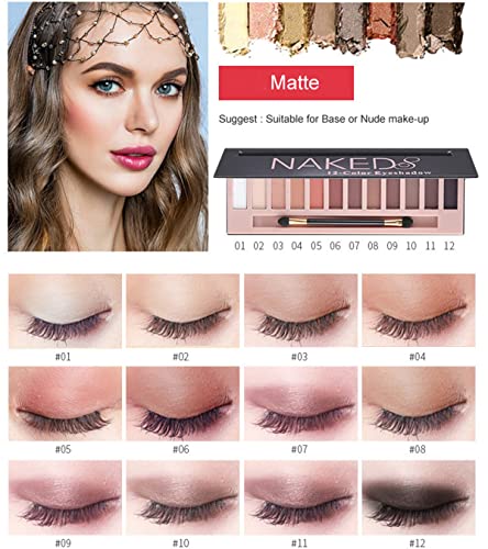 All in One Makeup Kit, Includes 12 Colors Eyeshadow Palette, SIGHTLING Foundation & Face Primer, Makeup Brush, Makeup Sponge, Eyebrow Soap, Winged Eyeliner Stamp, Gift Set for Women, Girls & Teens
