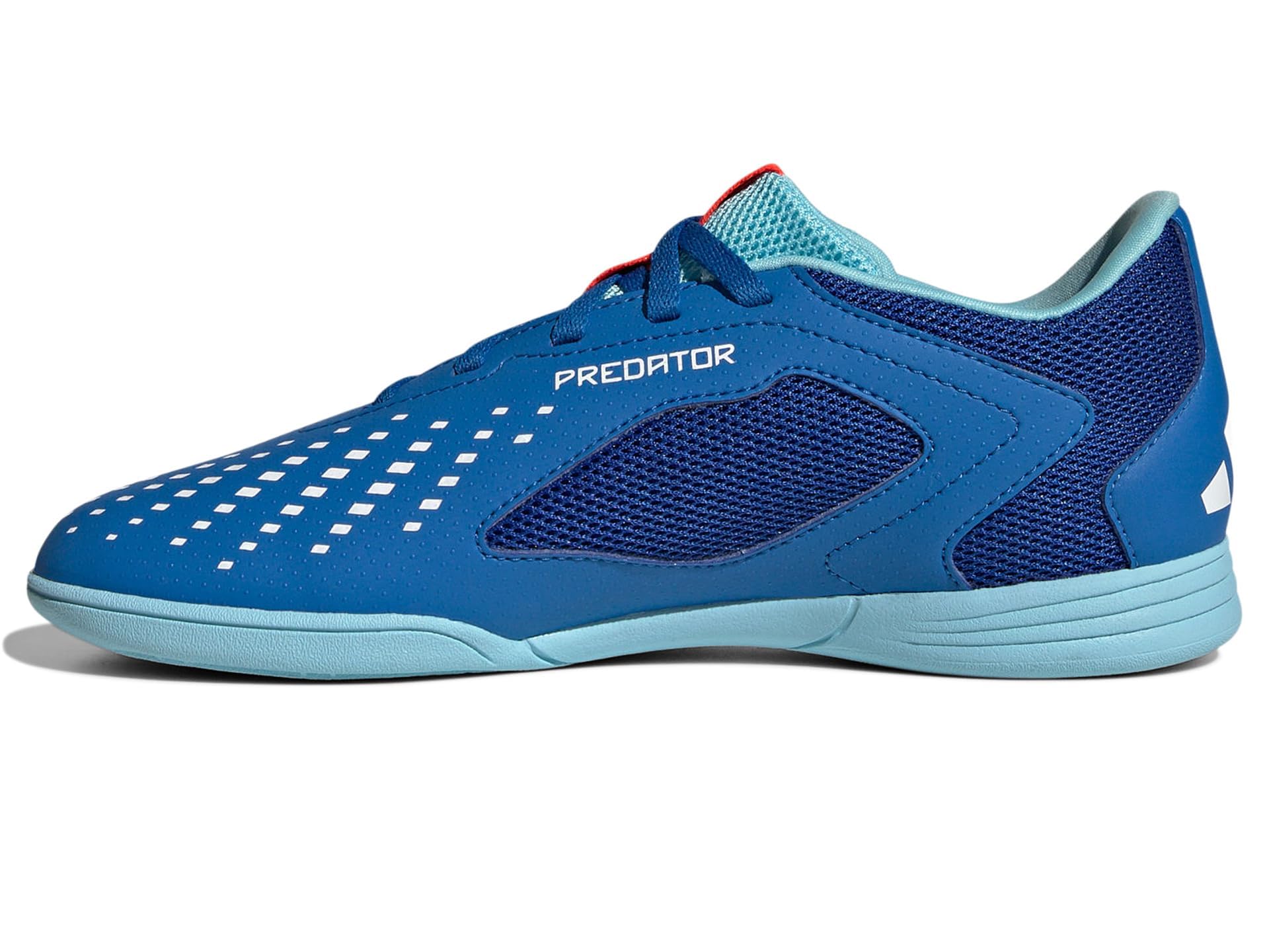 adidas Soccer Predator Accuracy.4 Indoor (Little Kid/Big Kid) Bright Royal/White/Bliss Blue 6 Big Kid M