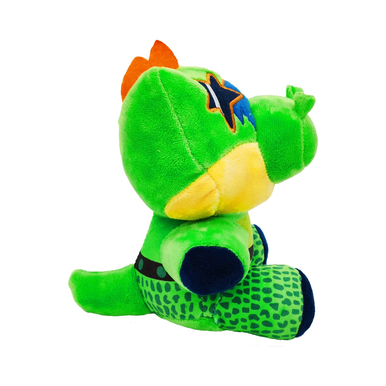 Ycixri FNAF Montgomery Gator Plush Toy Suitable for Collection,FNAF Plushies Stuffed Doll for Boy Girl Christmas Halloween Birthday Gift, 8“(Montgomery Gator)