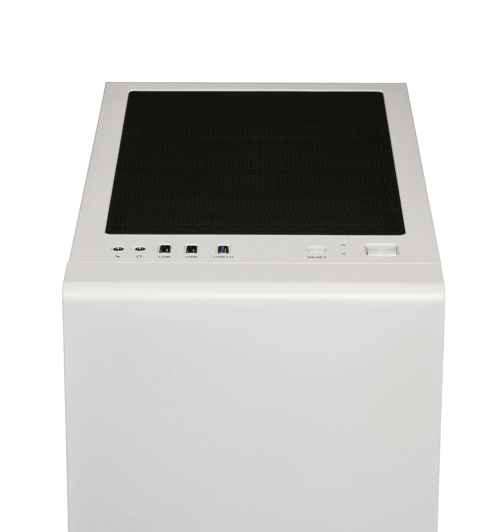 Velztorm Nix Custom Built Gaming Desktop PC Snow White (AMD Ryzen 5 5600X 6-Core, 128GB RAM, 8TB PCIe SSD, GeForce GTX 1050Ti, 1xUSB 3.2, 3xUSB 3.0, 1xHDMI, Win 10 Pro)