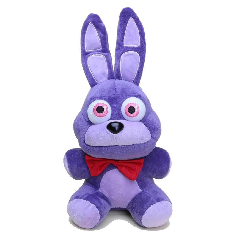 VHAZAHT 10" Toy Bonnie Plush - Adorable Bunny Stuffed Toys - Withered Glitchtrap Plushie Toy Freddy Game Fans Peluche De Soft Huggable Dolls - Party Decorations Birthday Gifts Kids Teens