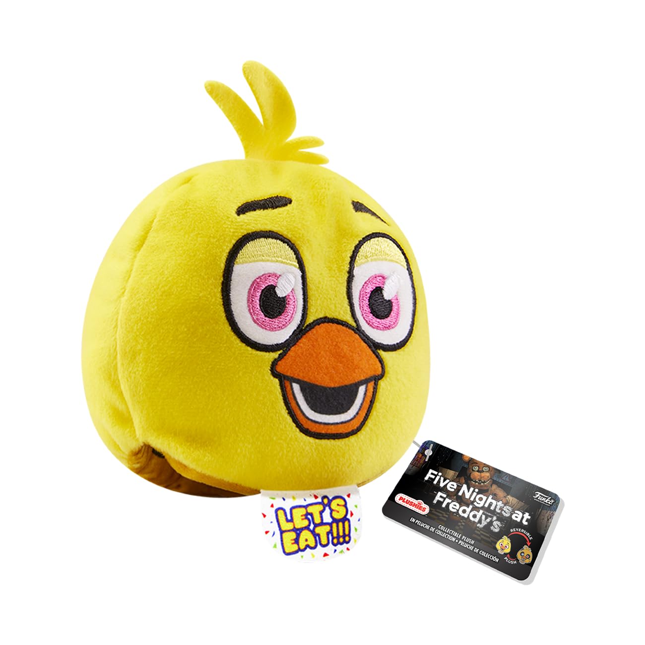 Funko Plush: Five Nights at Freddy's (FNAF) Reversible Heads - 4" Chica The Chicken - Collectable Soft Plush - Birthday Gift Idea - Official Merchandise
