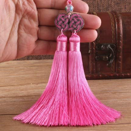 Gnognauq 40pcs Tassels Mixed 20 Colors Soft Imitation Silk Tassels for Earring Jewelry Making, DIY Craft Projects, Bookmarks