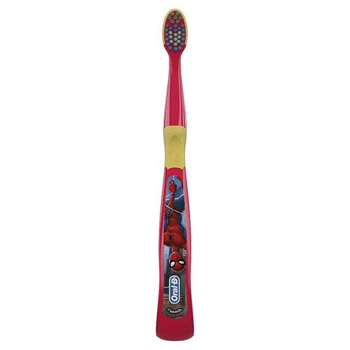 Oral-B Kids Spider Man Toothbrush for Little Children Ages 3+ Years Old, Extra Soft, Pack of 6