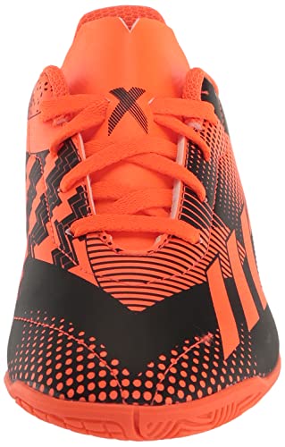 adidas X SPEEDPORTAL Messi.4 Indoor Soccer Shoe, Team Solar Orange/Team Solar Orange/Black, 5.5 US Unisex Big Kid