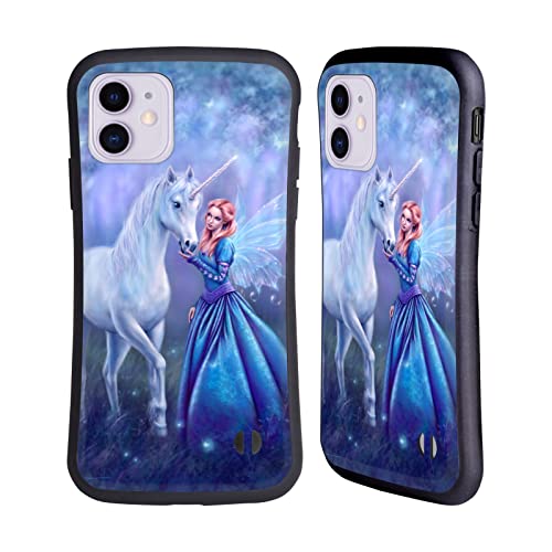 Head Case Designs Officially Licensed Rachel Anderson Purple Unicorn and Forest Fairy Art Hybrid Case Compatible with Apple iPhone 11