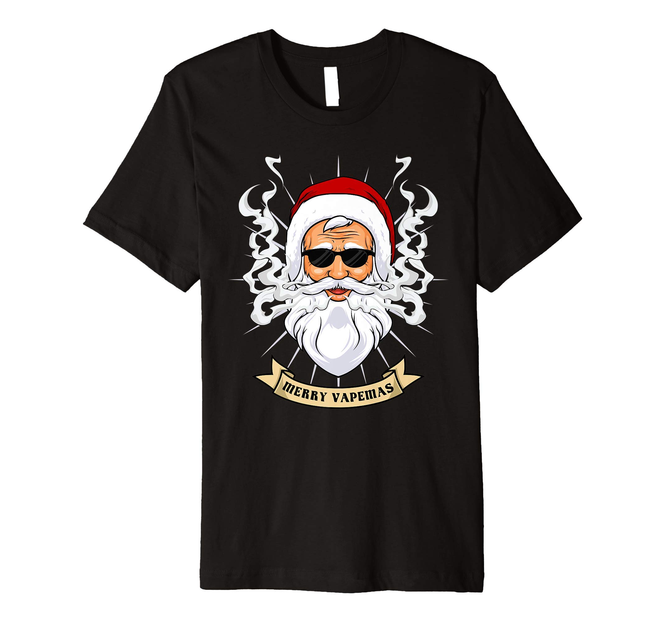 Vaping Santa Claus - Merry Vapemas - Xmas Vape Gift Premium T-Shirt