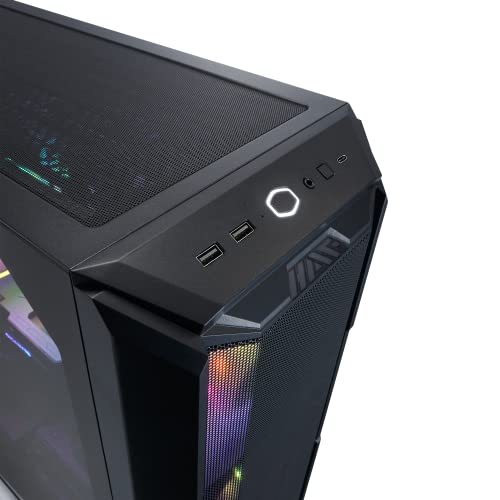 Cooler Master HAF 5 Pro High Performance Gaming PC - Intel i7 12700F - NVIDIA GeForce RTX 3060 Ti - 16GB DDR4 3200MHz - 1TB M.2 NVMe SSD β WiFi - Windows 11 - Desktop Computer