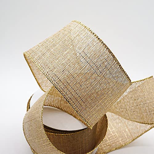 CT CRAFT LLC Orange Satin with Spider Wired Ribbon 2.5 Inch x 10 Yards for Halloween Home Decor Tree Topper Bow Gift Wrapping DIY Crafts Wreath Garland
