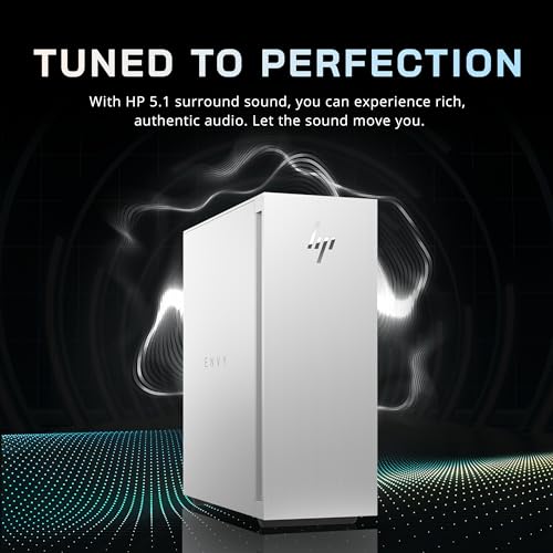 HP 2022 Envy Gaming Desktop, Intel Core i9-12900 Processor, 64GB DDR4 RAM, 4TB PCIe SSD + 4TB HDD, NVIDIA GeForce RTX 3070 8G DDR6, Win 11 Pro, White, 32GB USB Business Card (Renewed)