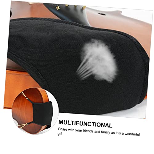 ERINGOGO 7 Pcs Violin Chin Rest Violin Stand Violin Shoulder Pad Violin Chin Cloth Violin 4/4 Violin Shoulder Rest Pad Violin Chin Mat Violin Mute Violin Supplies Cotton Pad Foldable Rubber