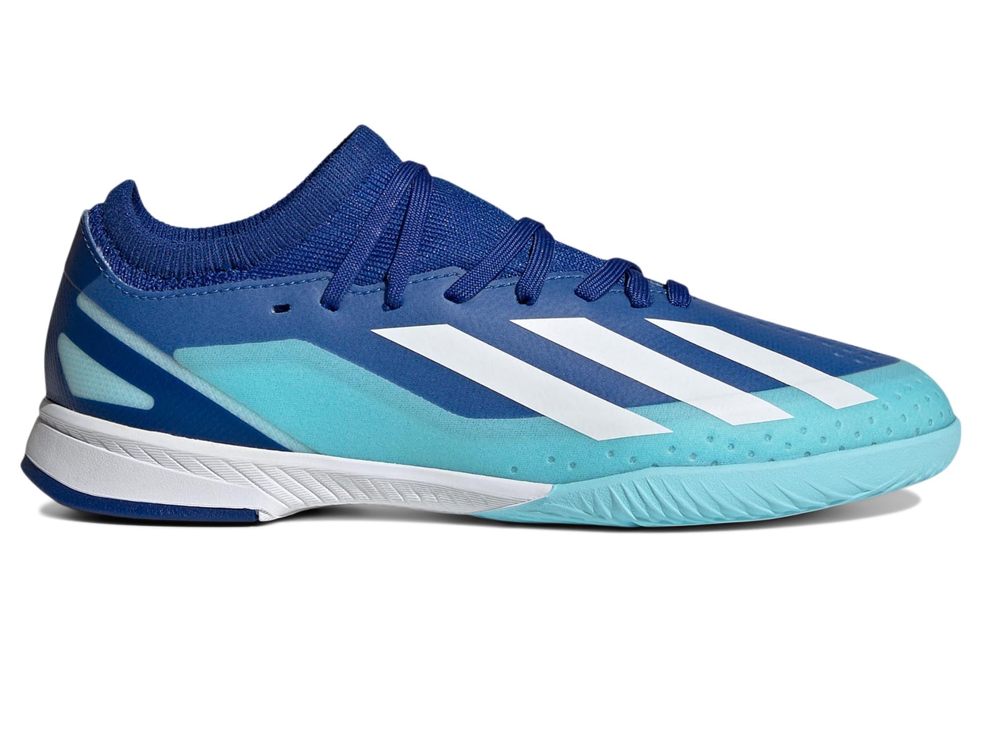 adidas Kids Boys X Crazyfast.3 Indoor Soccer Cleats Indoor - Blue - Size 12.5 M