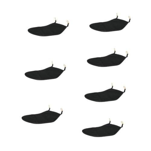 ERINGOGO 7 Pcs Violin Chin Rest Violin Stand Violin Shoulder Pad Violin Chin Cloth Violin 4/4 Violin Shoulder Rest Pad Violin Chin Mat Violin Mute Violin Supplies Cotton Pad Foldable Rubber
