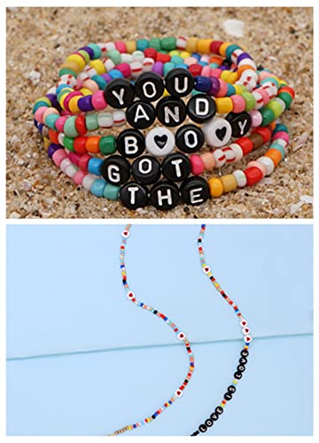 Bxwoum 100 Pieces 4×7mm Black Round Acrylic Alphabet Letter Beads Letter C Beads for Jewelry Making Bracelets Necklaces Key Chains