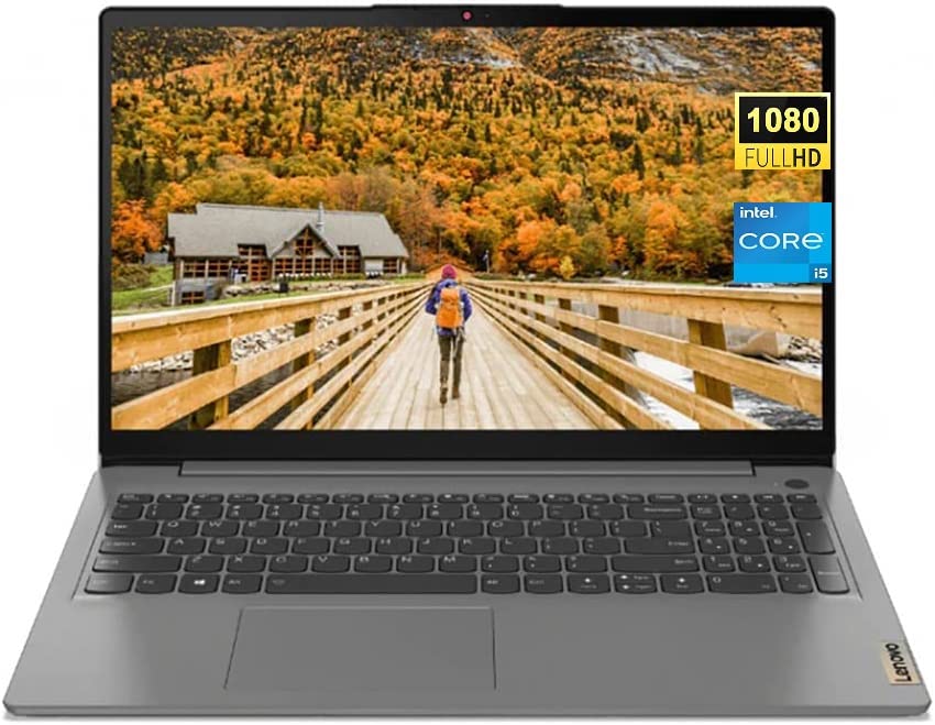Lenovo IdeaPad 3 14" FHD Laptop, 11th Gen Intel 4-Core i5-1135G7, Intel Iris Xe Graphics, 8GB RAM 512GB SSD, Fingerprint Reader, Webcam, WiFi, HDMI, Windows 11 Home, Gray