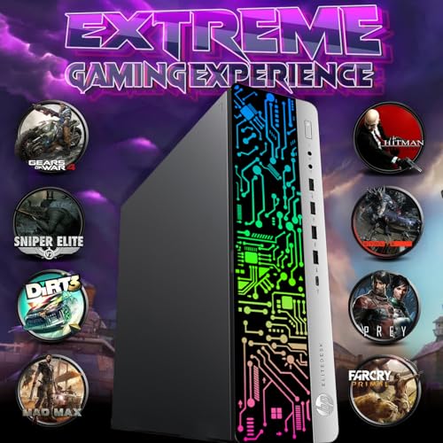 HP G3 Gaming Desktop PC, Intel Core i7 6th Gen, GT 1030 Graphics, 16GB RAM, 480GB SSD | 2TB HDD, RGB Keyboard Mouse, RGB Headphone, Webcam, Win 10 Pro (Renewed)