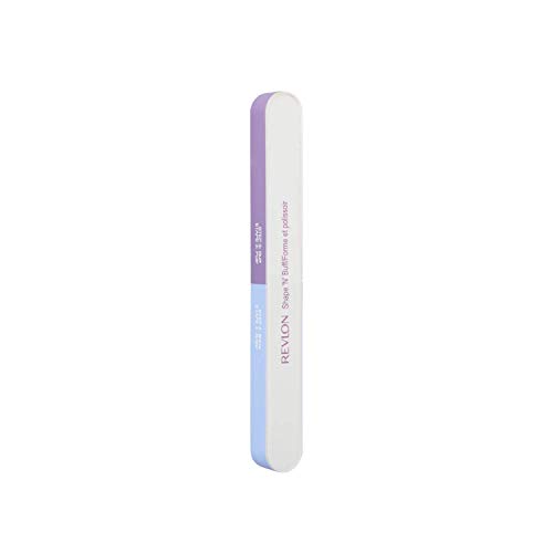 Nail Buffer by Revlon, Shape 'N' Buff Nail File & Buffer, Nail Care Tool, All-in-One Shaping & Buffing, Easy to Use (Pack of 1)