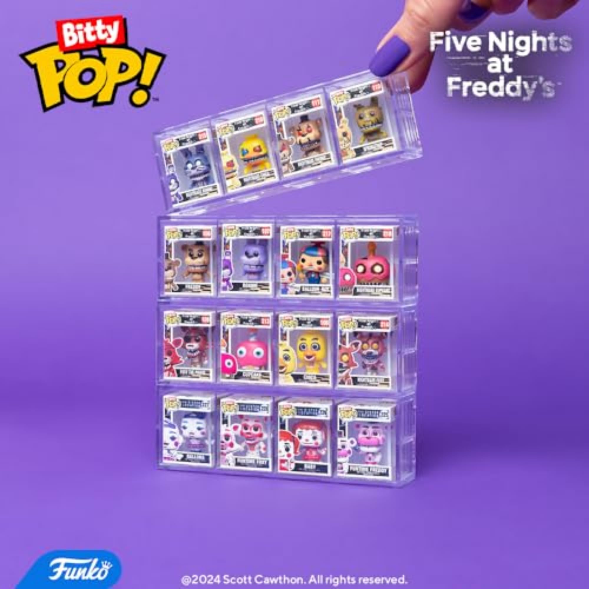 Funko Bitty POP! Five Nights at Freddy's (FNAF)- Freddy and A Surprise Mystery Mini Figure - 0.9 Inch (2.2 Cm) Collectable - Gift Idea - Cake Topper