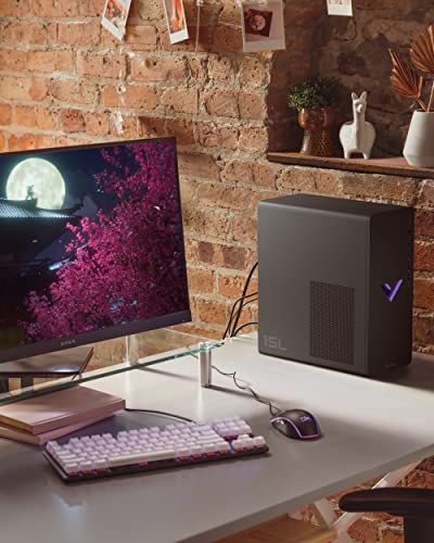 HP Victus 15L Gaming Desktop Computer, AMD Ryzen 5 5600G 6 cores(up to 4.4 GHz), AMD Radeon RX 6400, 32GB RAM,1TB PCIe NVMe SSD, Keyboard & Mouse, Windows 11 Home