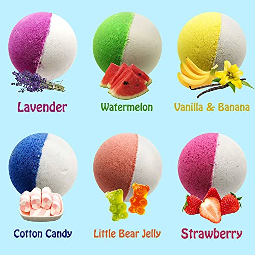 Cuddle Monkeyz Little Dreamers Spa Kit with Bath Bomb for Kids with A Surprise Toy and Fox Eye Mask (Little Dreamers Bath Bombs)