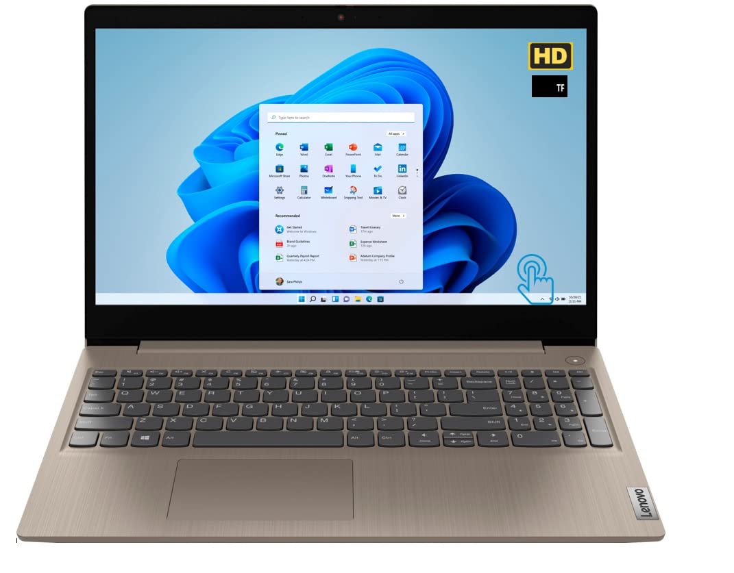 Lenovo 2022 Newest Flagship Ideapad Laptop: 15.6" HD Touchscreen, 11th Gen Intel i3-1115G4(Upto 4.1Ghz), 8GB RAM, 256GB SSD, UHD Graphics, Webcam, WiFi, Bluetooth, Dolby, HDMI, Win10S, TF