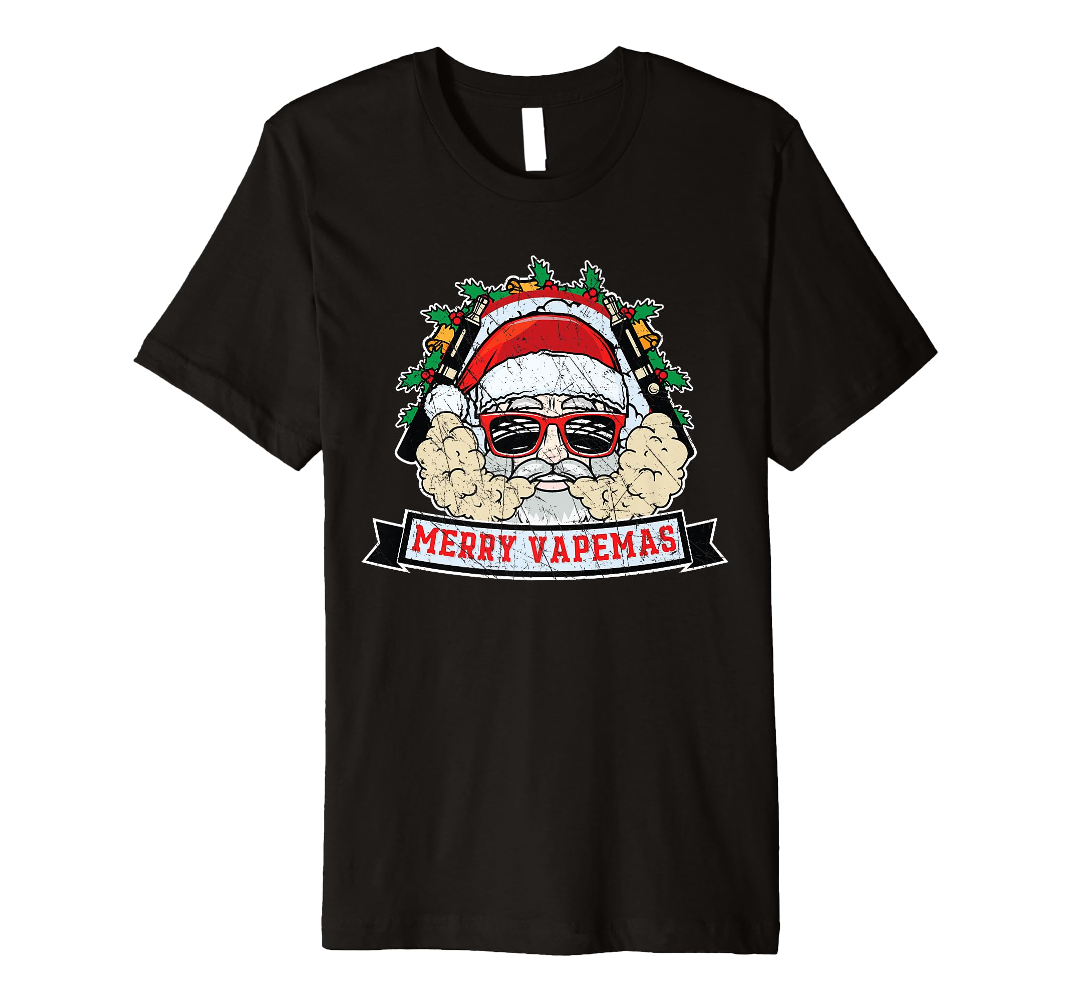 Merry Vapemas Vaping Santa - E-Cigarette Liquid - Vape Premium T-Shirt