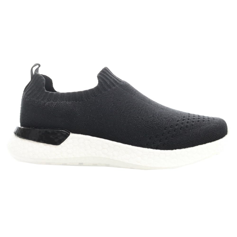 Propét Women's B10 Unite Slipon Sneakers, Black, 13 X-Wide US