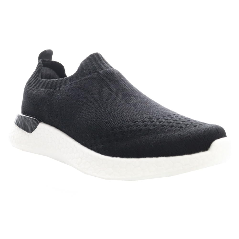 Propét Women's B10 Unite Slipon Sneakers, Black, 13 X-Wide US