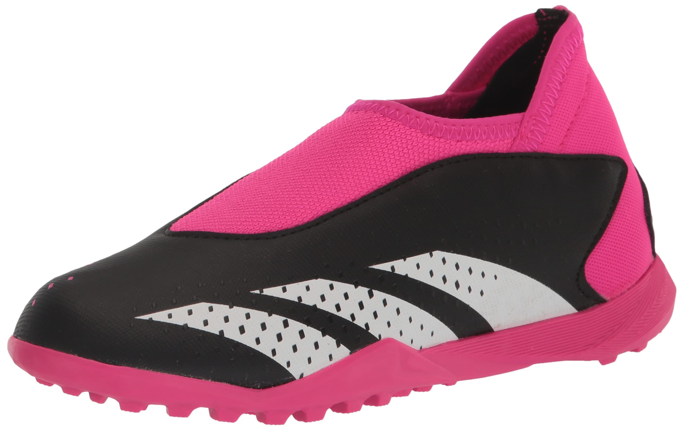 adidas Accuracy.3 Turf Black/White/Team Shock Pink (Laceless) 12