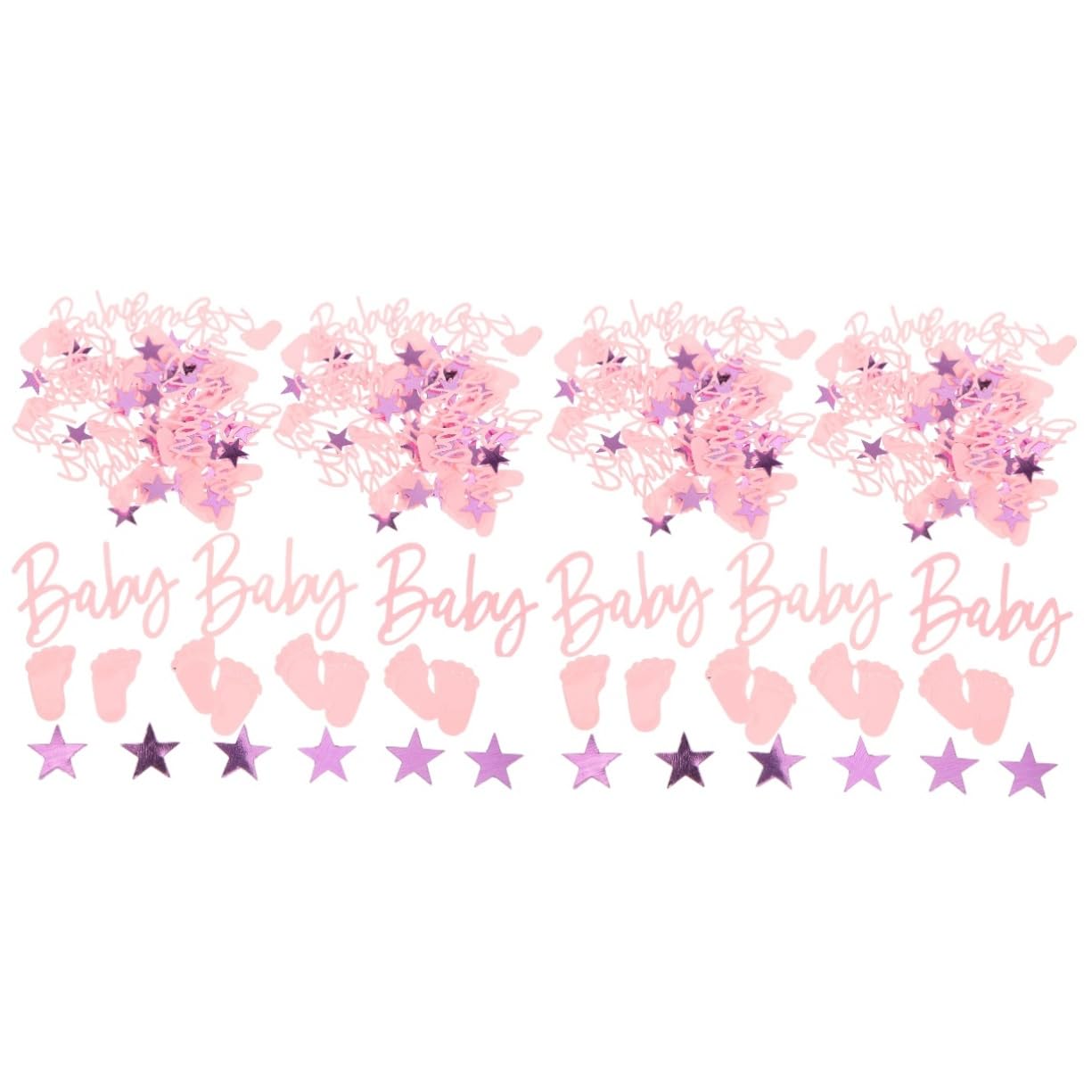 2pcs 1 Baby Shower Birthday Party Prop Table Scatter Confetti Party Favors Birthday Party Layout Supply Baby Confetti Birthday Confetti Shower Party Supplies Genders Reveal Ideas
