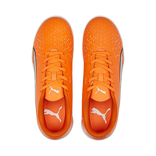 PUMA Ulta Play Turf Training (Toddler/Little Kid/Big Kid) Ultra Orange/Puma White/Blue Glimmer 3 Little Kid M