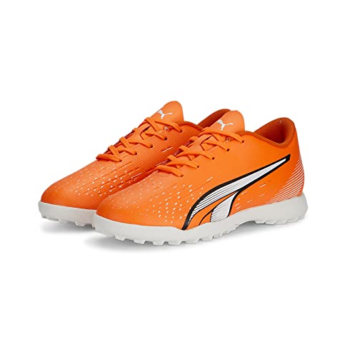 PUMA Ulta Play Turf Training (Toddler/Little Kid/Big Kid) Ultra Orange/Puma White/Blue Glimmer 3 Little Kid M