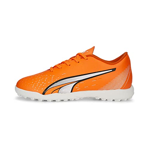 PUMA Ulta Play Turf Training (Toddler/Little Kid/Big Kid) Ultra Orange/Puma White/Blue Glimmer 3 Little Kid M