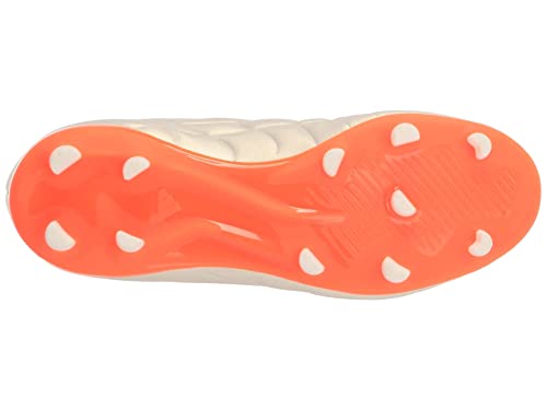 adidas Copa Pure.3 Firm Ground Football Shoe, Off White/Team Solar Orange/Off White, 2 US Unisex Little Kid