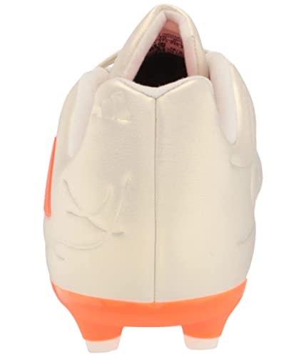 adidas Copa Pure.3 Firm Ground Football Shoe, Off White/Team Solar Orange/Off White, 2 US Unisex Little Kid