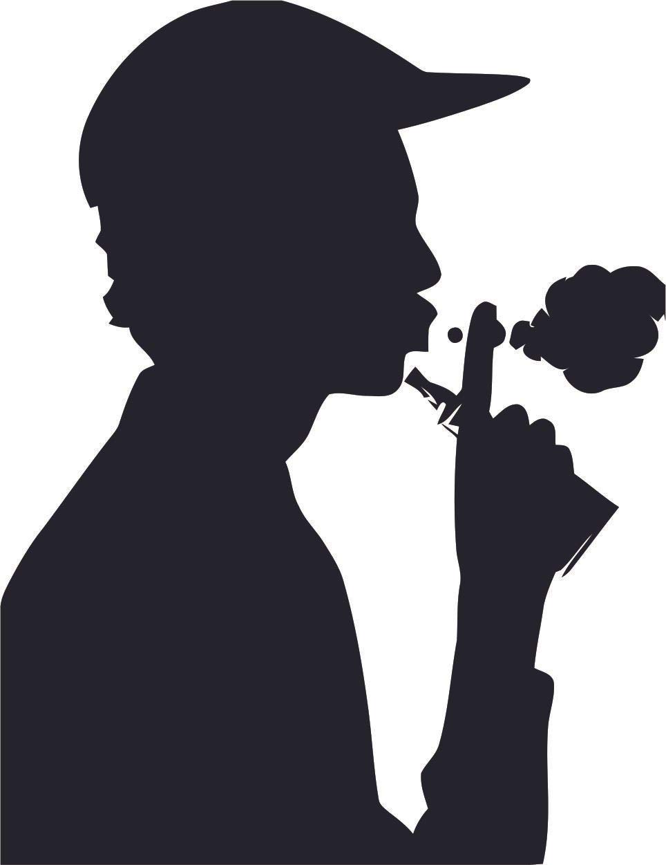 Vaping Wall Sticker Decal Set Vaporizer Vape Word Store Shop Smoke E Cigarettes Liquid Coil Indoor Outdoor Sign Vinyl Art Decal Stickers for Boys Girls House, Bedroom Wall Decoration Size (30x12 inch)