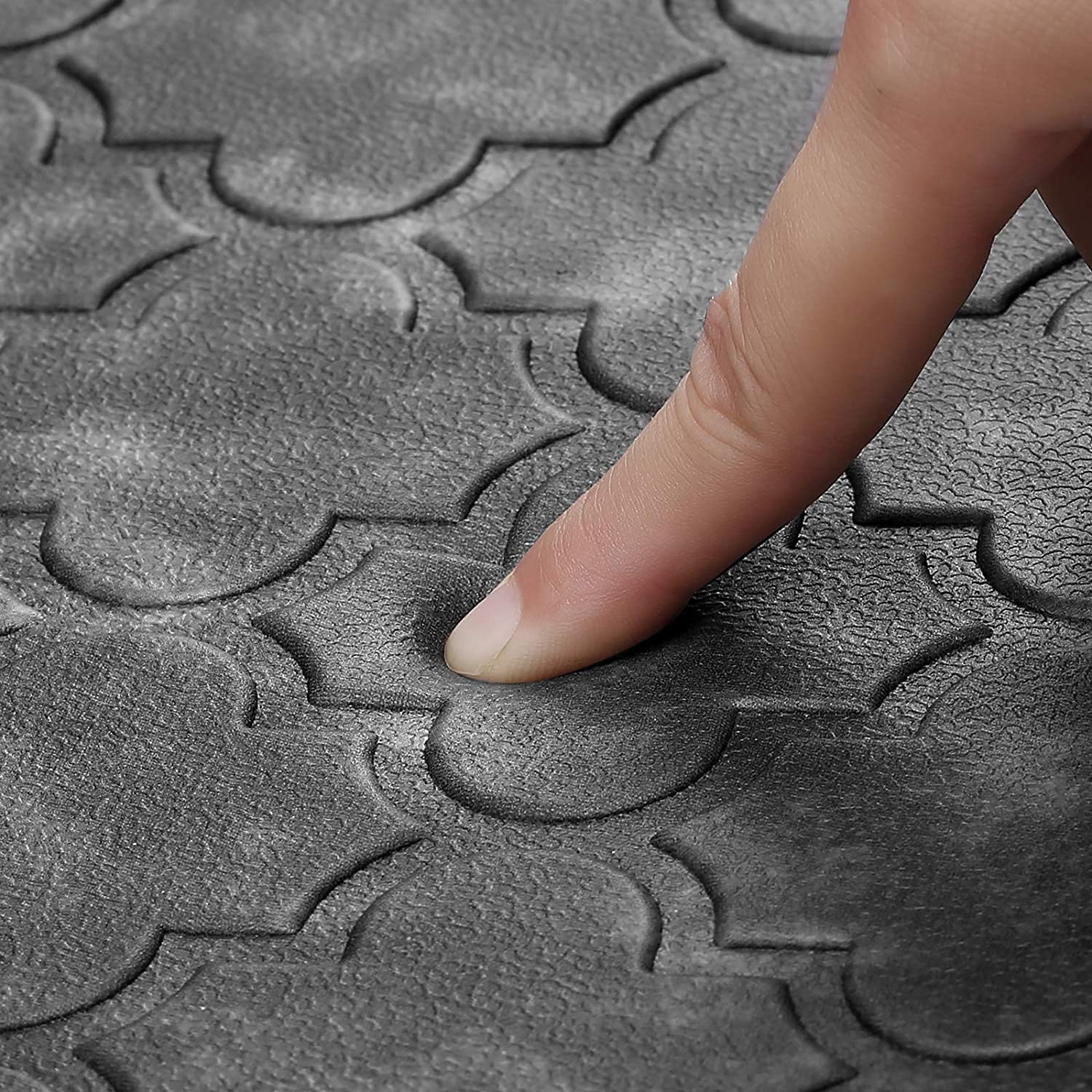 WISELIFE Kitchen Mat Cushioned Anti Fatigue Floor Mat,Thick Non Slip Waterproof Kitchen Rugs and Mats,Heavy Duty Foam Standing Mat for Kitchen,Floor,Office,Desk,Sink,Laundry (17.3"x28"+17.3"x60")