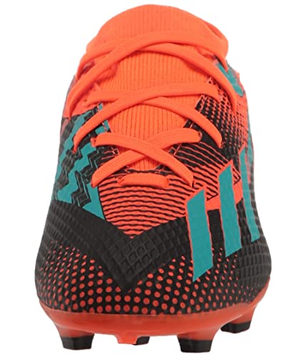 adidas X SPEEDPORTAL Messi.3 Firm Ground Soccer Shoe, Team Solar Orange/Mint Rush/Black, 5.5 US Unisex Big Kid