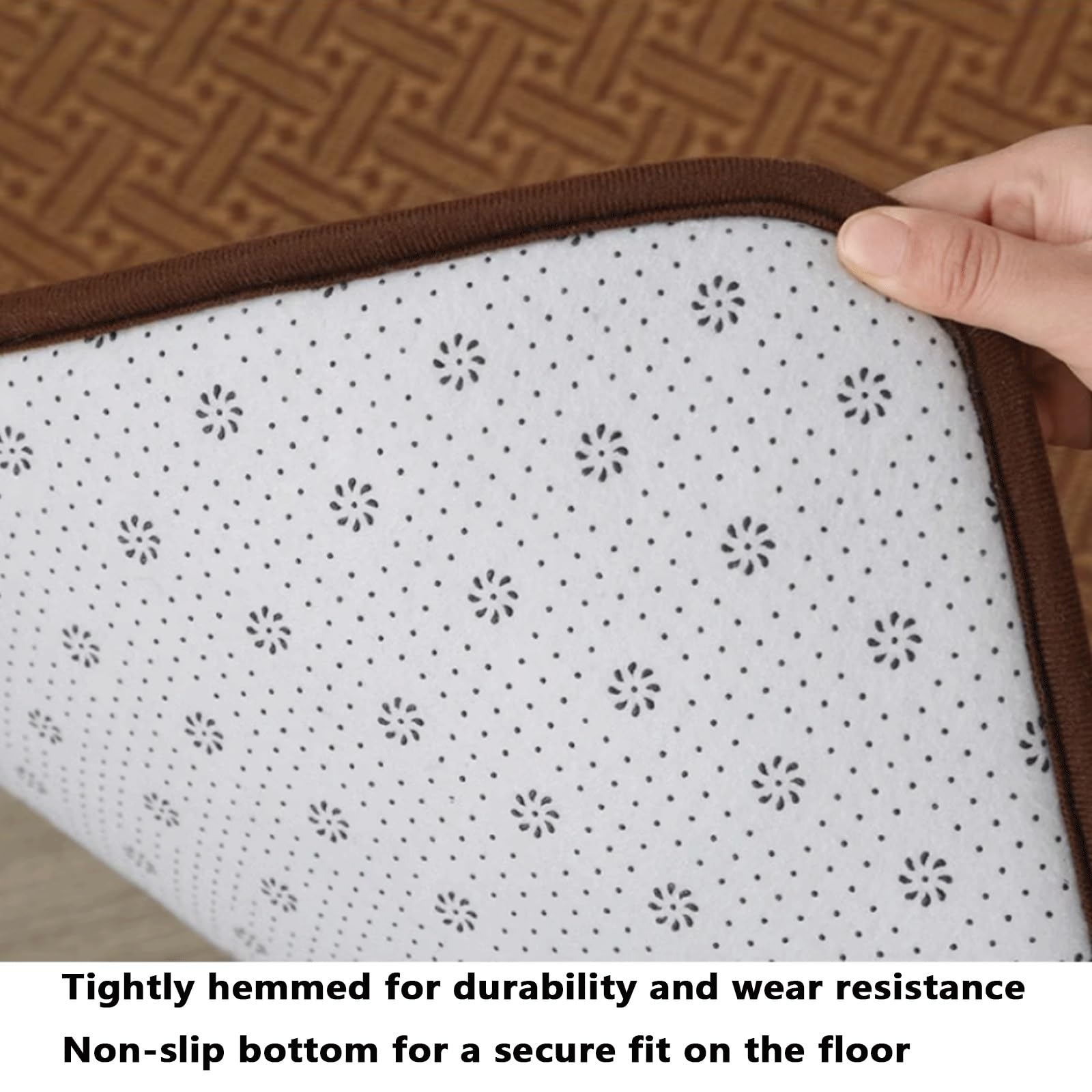 Tatami Carpet Mat Non-Slip Foldable, Rattan Sleeping Mat Crawling Mats, Living Room Bedroom Area Rug Soft Cushion Floor Futon, Japanese Floor Bed Sleeping Rest Playing Mat