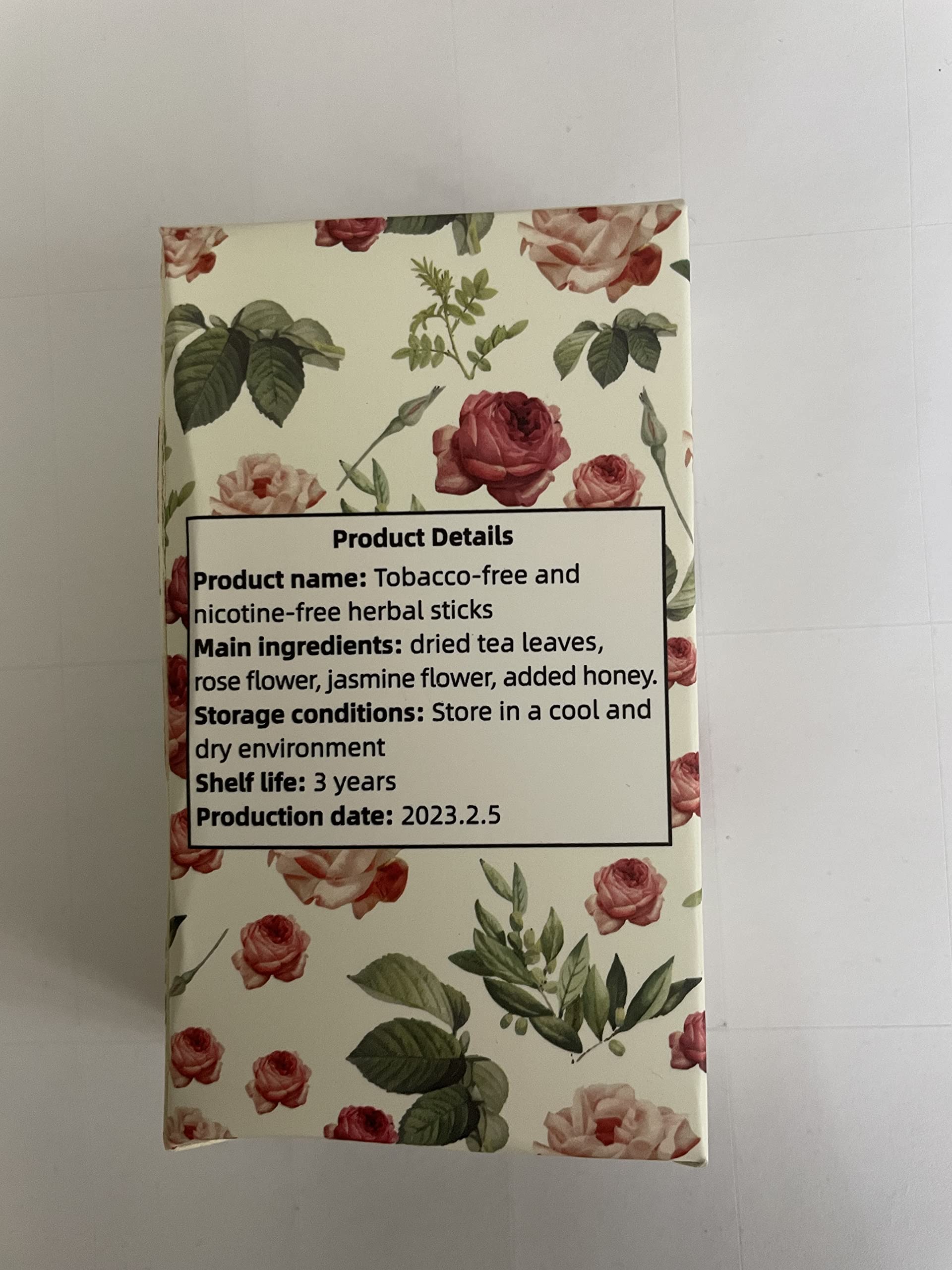 Wild Tea Herbal Cigarettes, Tobacco and Nicotine Free, 4 Packs, 80 Smokes
