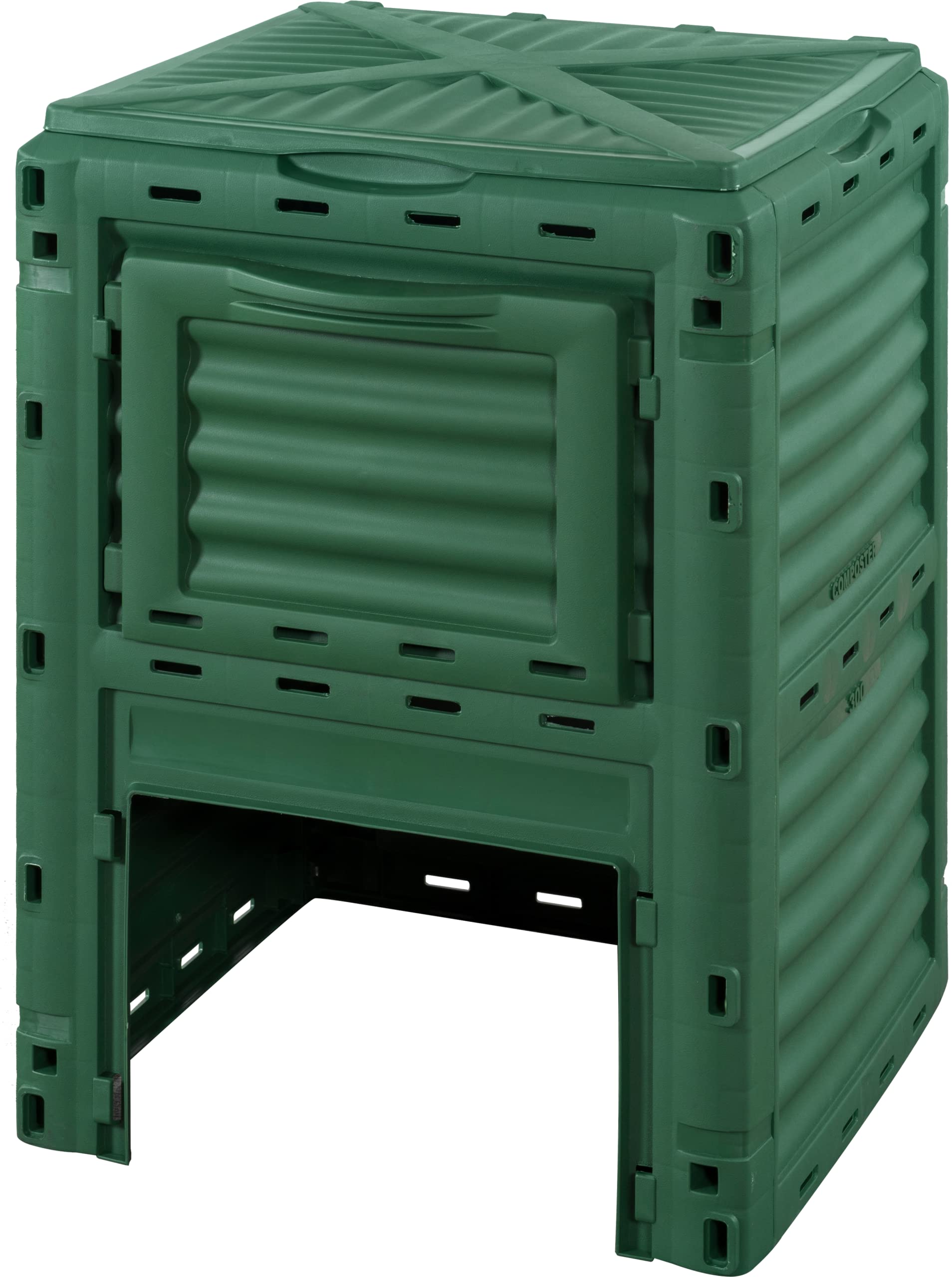 GARDEN FRIEND C1933431 Composter 300 Lt. Made of weather-resistant polypropylene, green