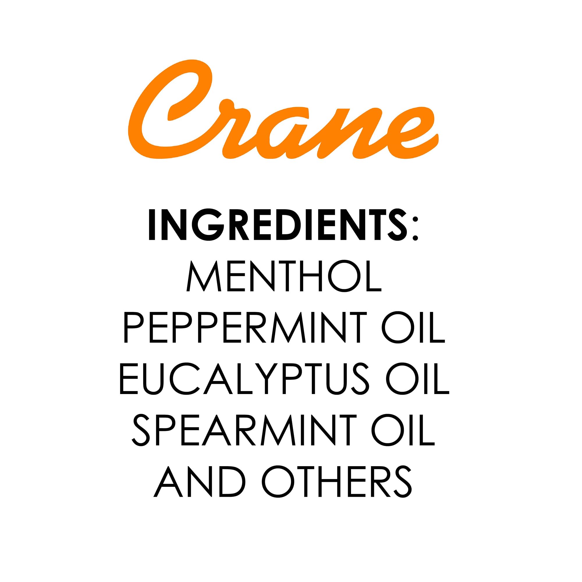 Crane Menthol-Eucalyptus Universal Vapor Pads, 12 Pack, for use Droplets, Corded Inhaler, Warm Mist humidifier