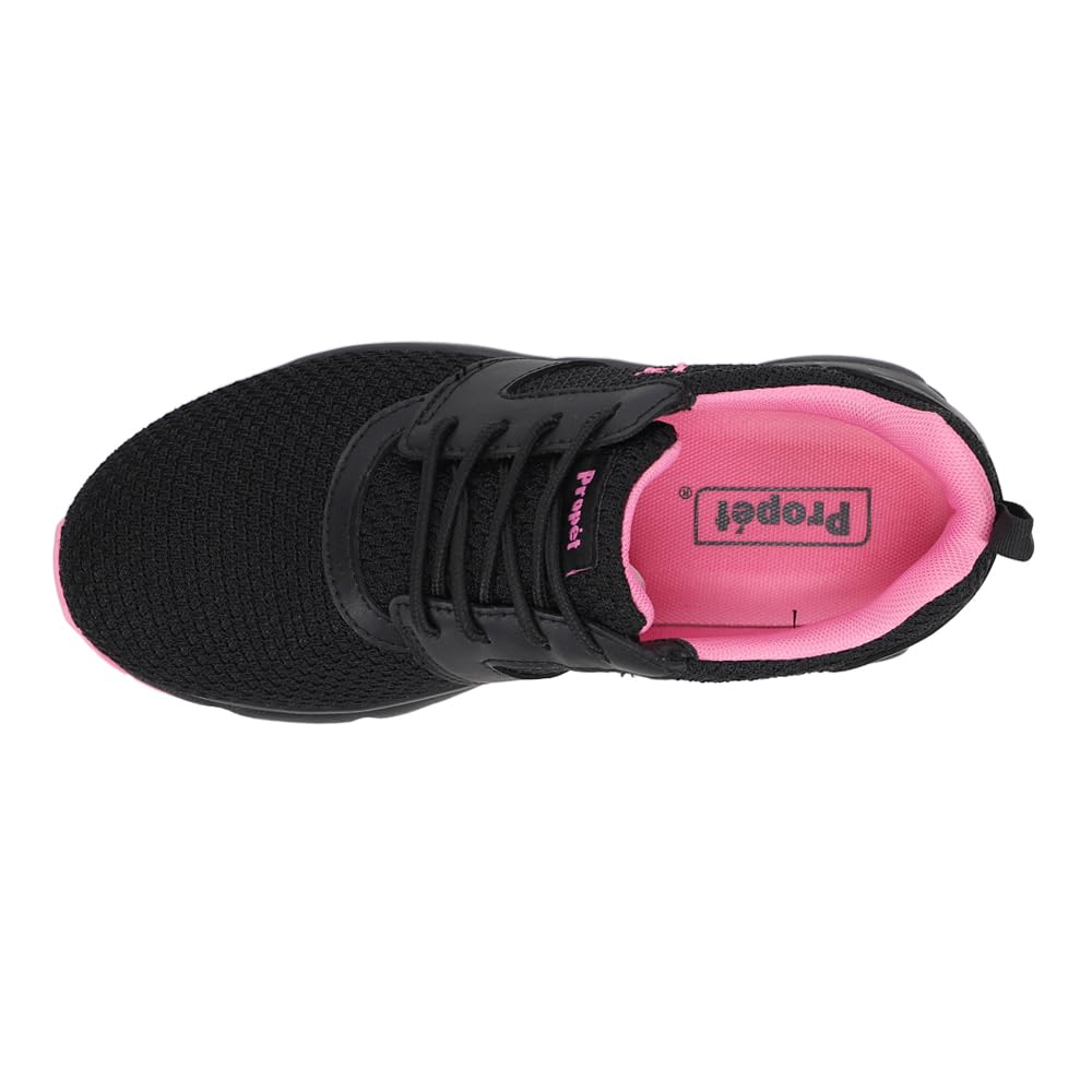 Propét Women's Stability X Shoe, Black/Berry, 13 4E US