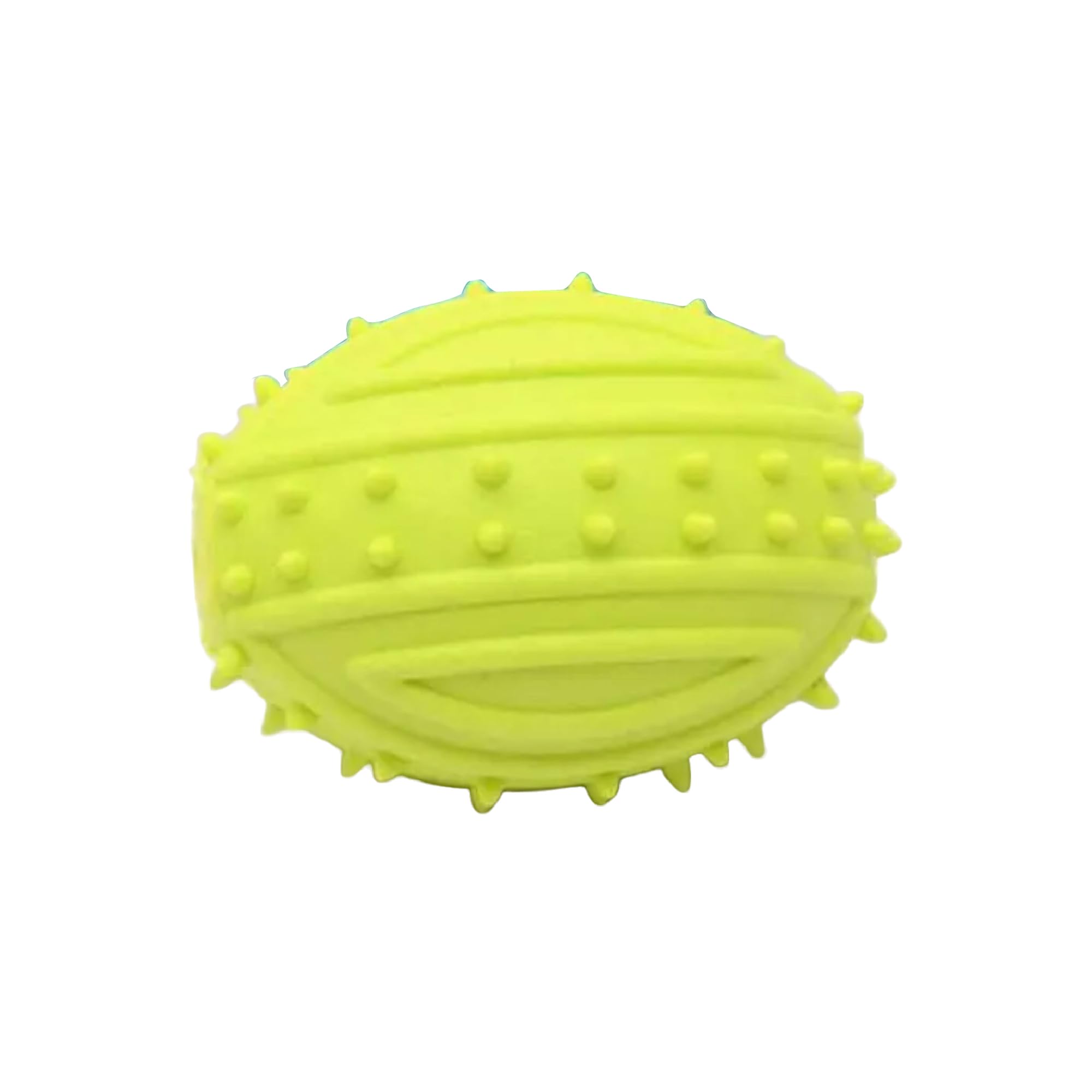 SEDLAV Dog Rugby Football -Rubber Dog Toy for Teeth Cleaning, Chew Training - Small Dog Chew Toy, Ideal Pet Toy for Small Dogs - Fun, Effective Teeth Cleaning Pet Toy