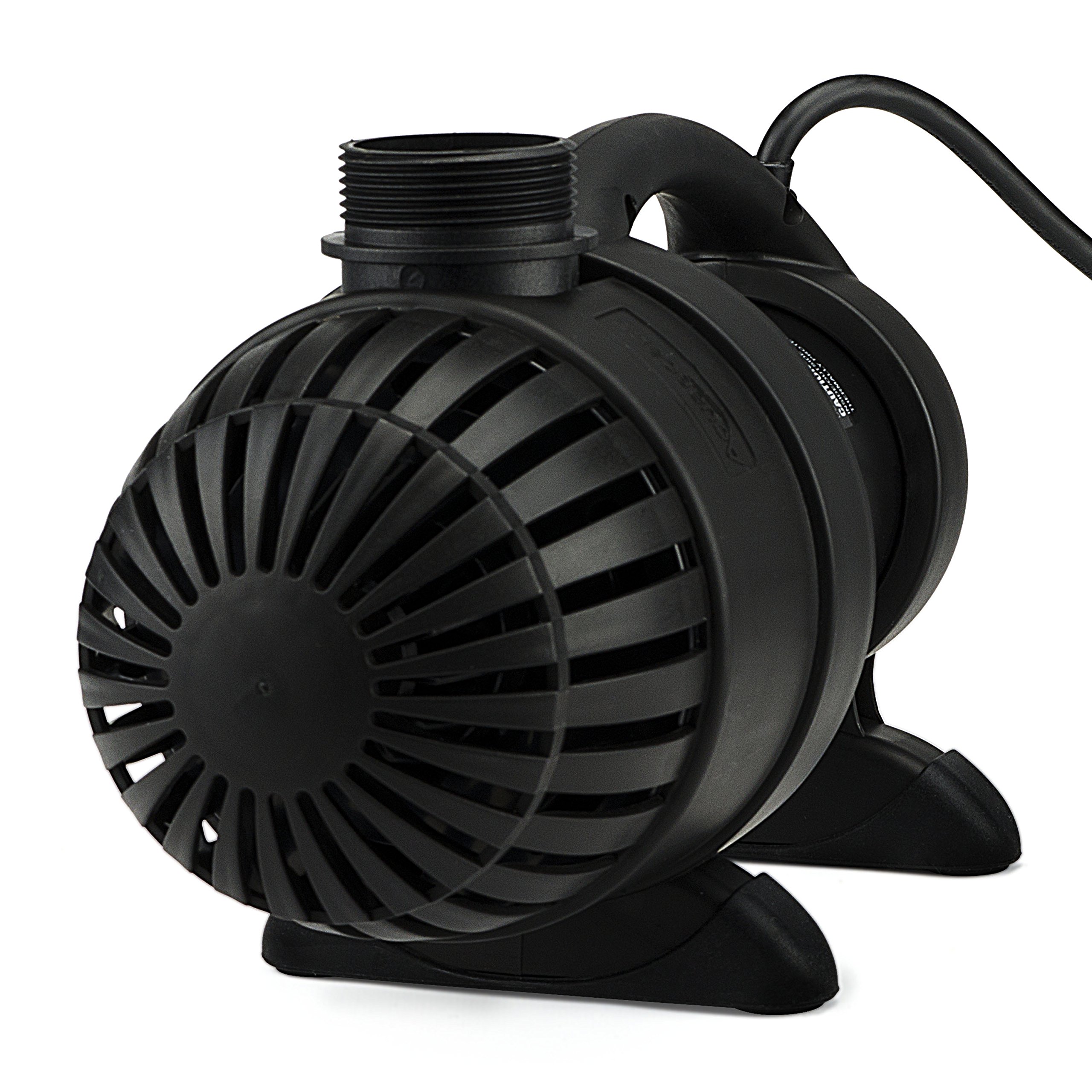 Aquascape 91018 AquaSurge 3000 GPH Submersible Pump,Black & Dual Union Check Valve 2.0 for Pond, Waterfall and Water Feature Pumps | 48026