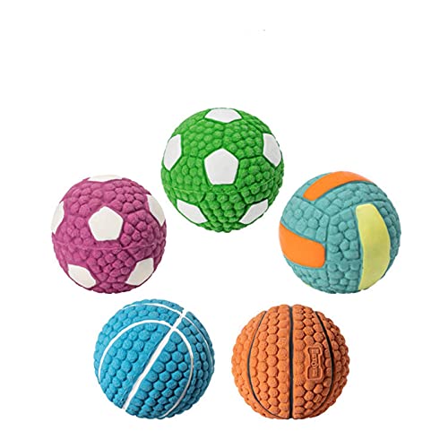 NC Popular Dog Toy Latex Rugby Tennis Dog bite Vocal Ball pet Toy