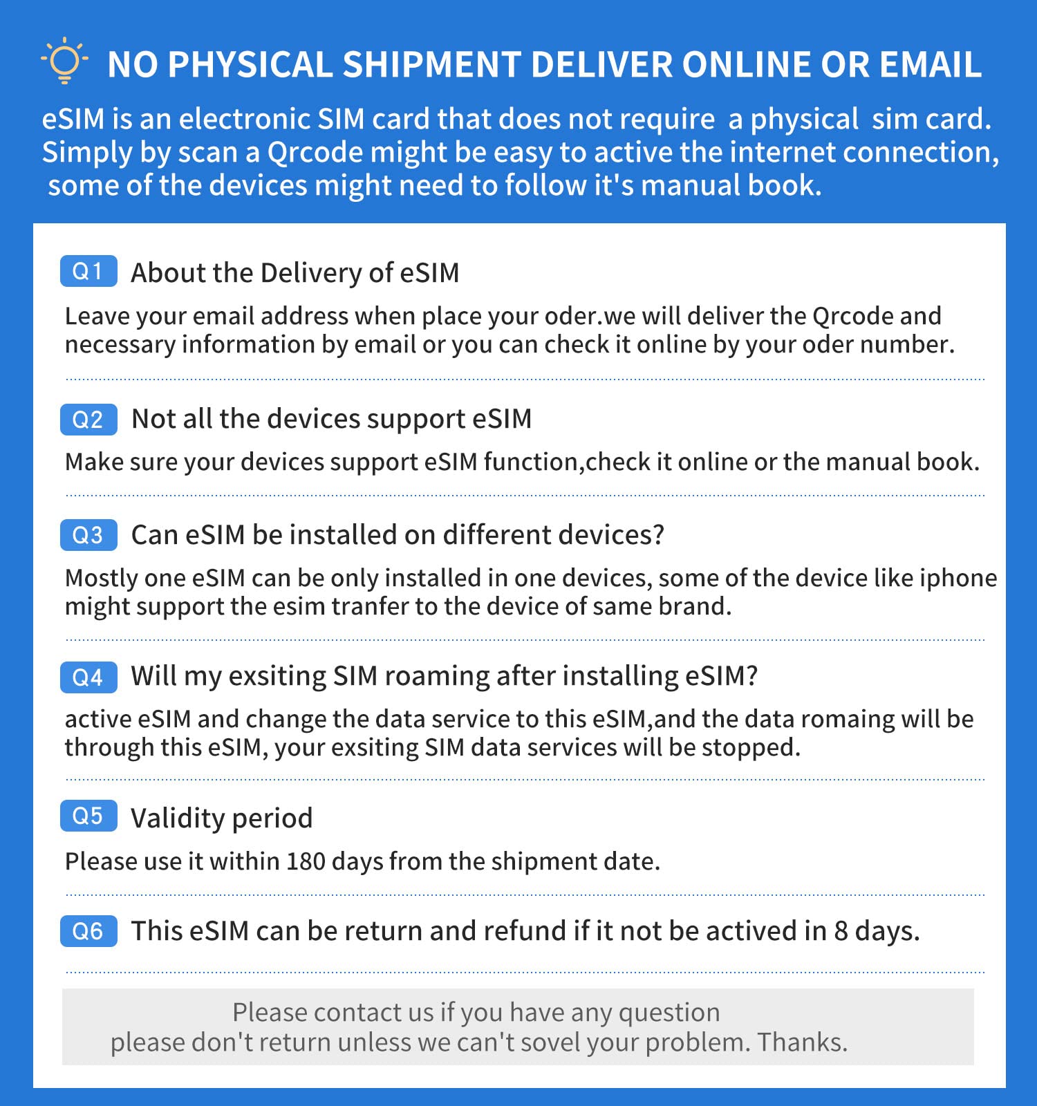 【UDBAC】 Asian eSIM Data Only SIM Card 8~30 Days Travel Internet Prepaid 4G-LTE High -Speed Traffic 2GB/Day Unlimited Low Speed(Online Delivery) (8 Days Unlimited)