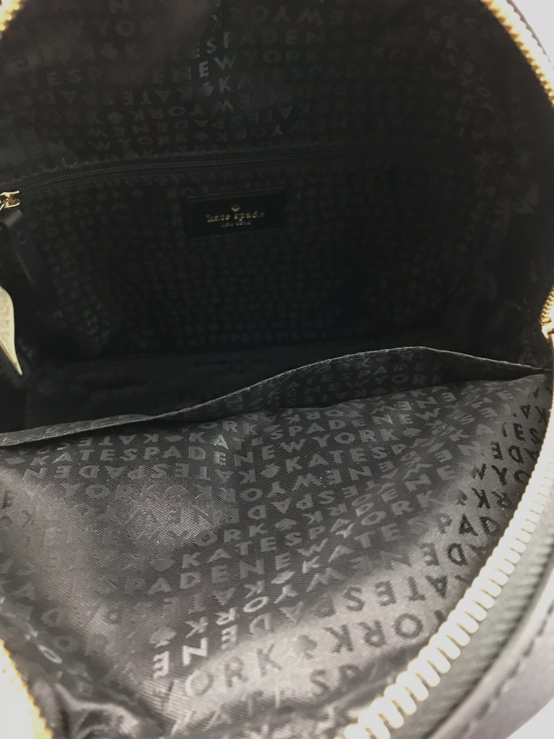 Kate Spade New York Grove Street Sammi Leather Backpack Purse in Black